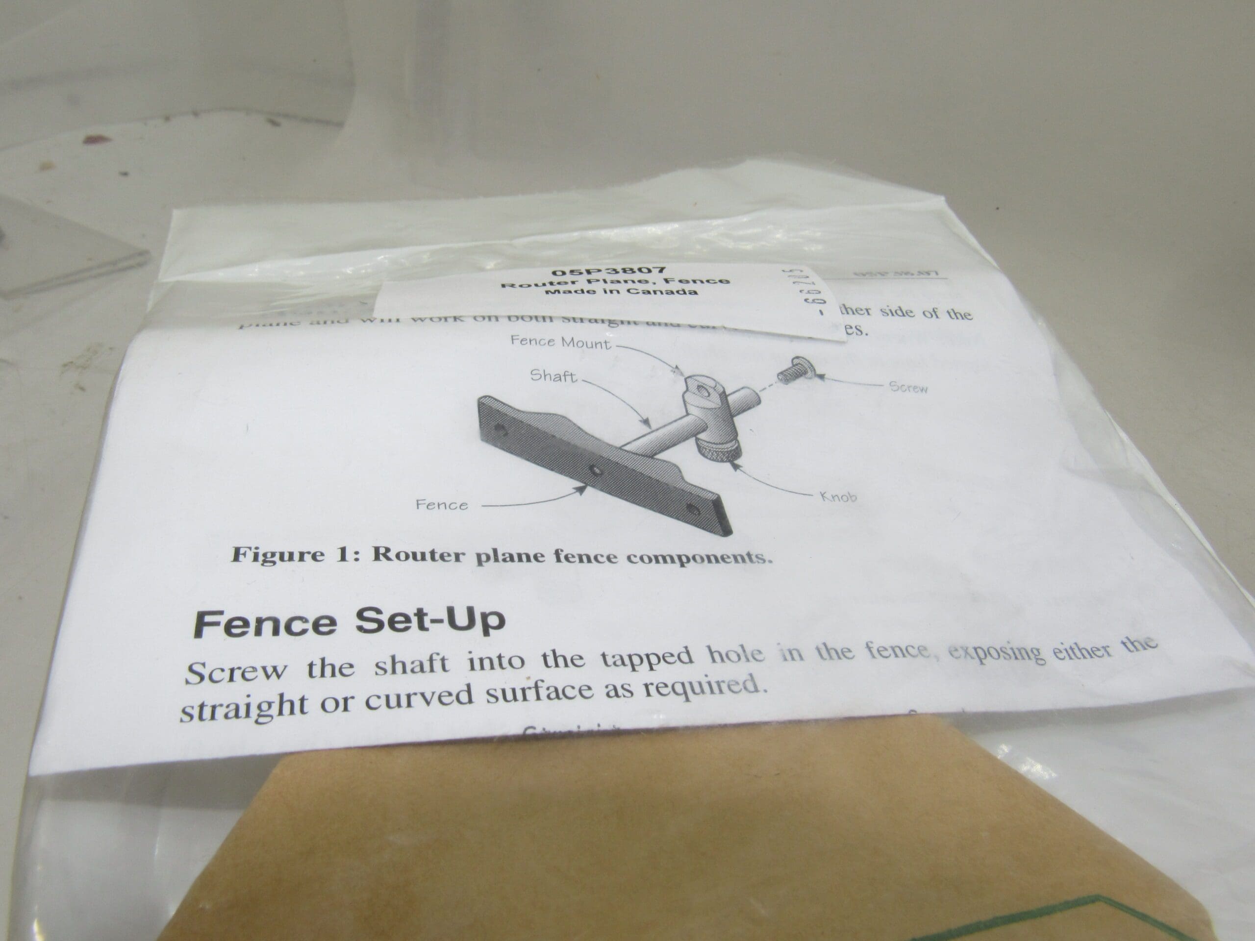 Mint Veritas Router Plane with 2 Cutters and Router Fence - Michael ...