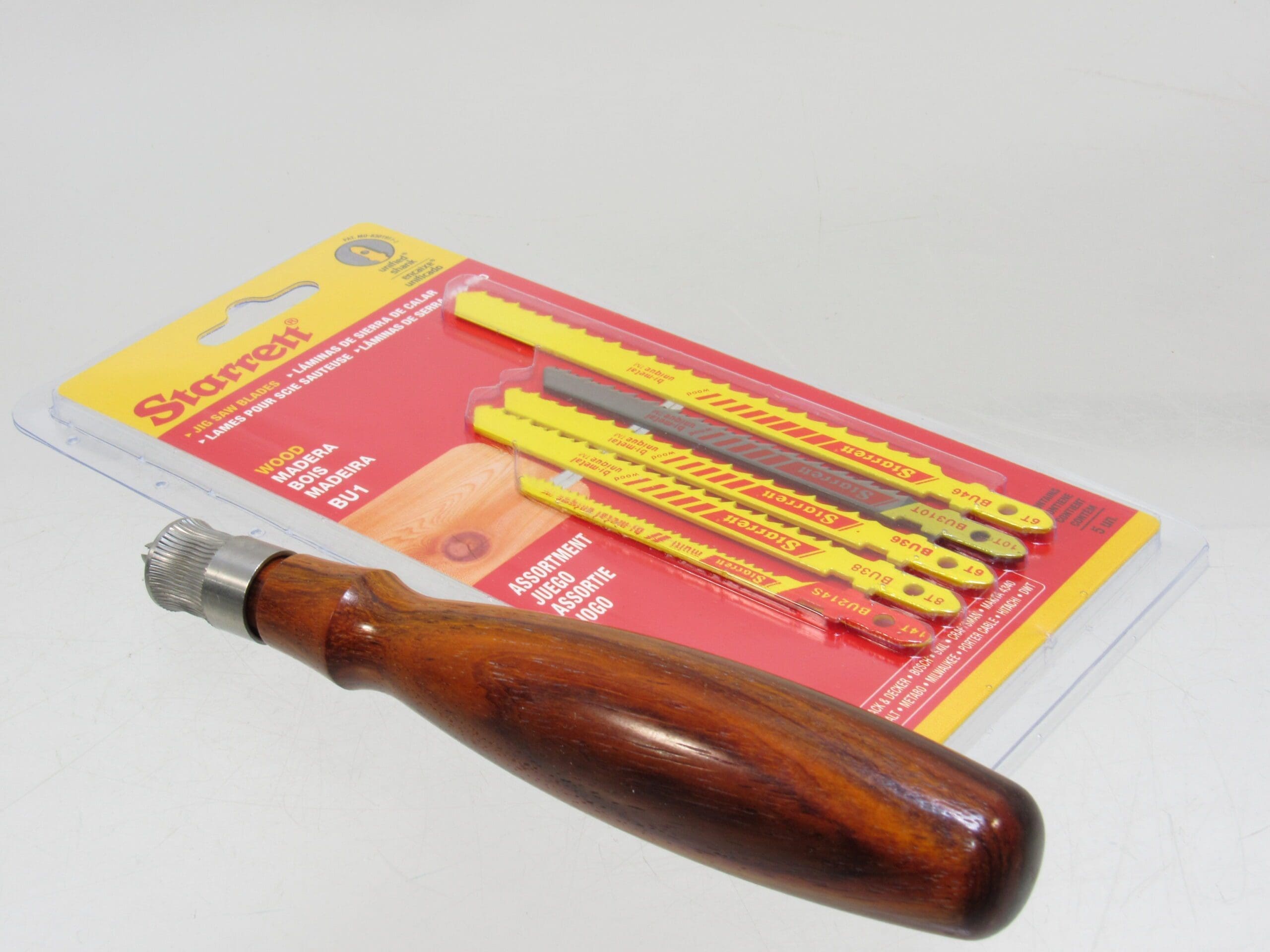 New Blue Spruce Toolworks Cocobolo Jig Saw Blade Handle With Starrett ...