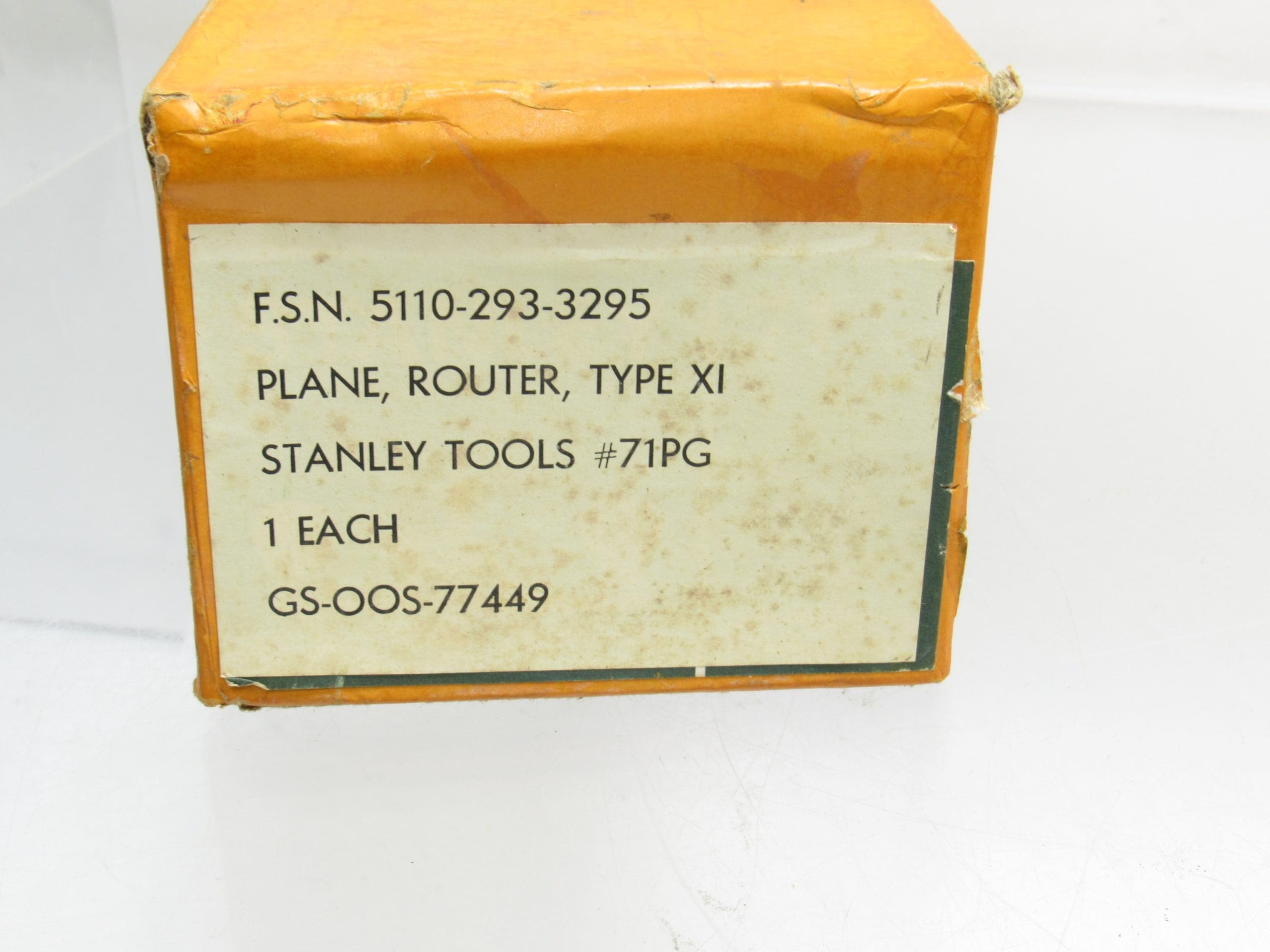 New In Box Stanley # 71 Router Plane Complete With 3 Cutters, Depth ...