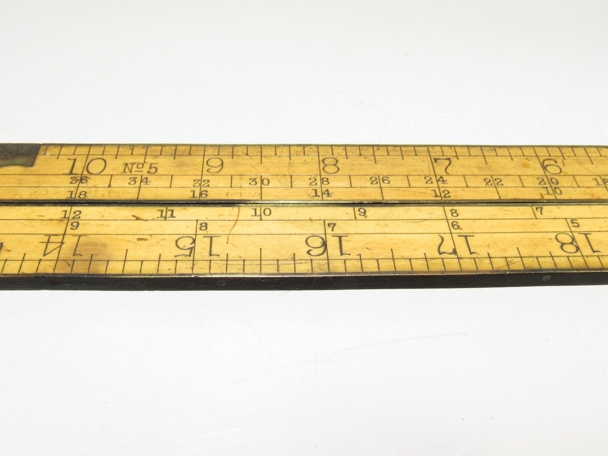 Great Stanley No 5 Carpenter's Rule 2 Foot 2 Fold 1854-1942 With ...