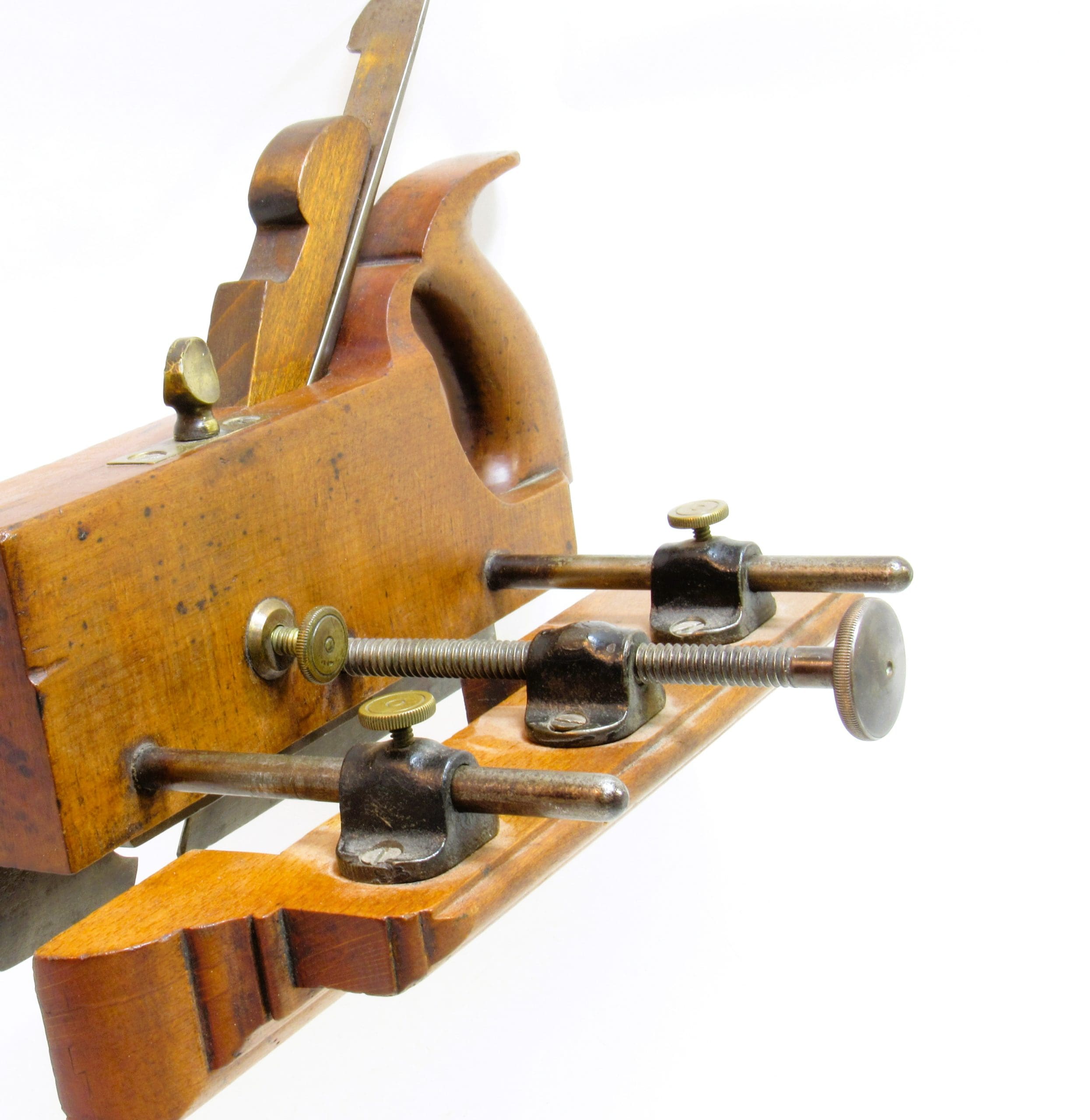 Super Rare & Phenomenal Condition Chaplin Rust Patent March 31 1868 Self Adjusting Plow Plane ...