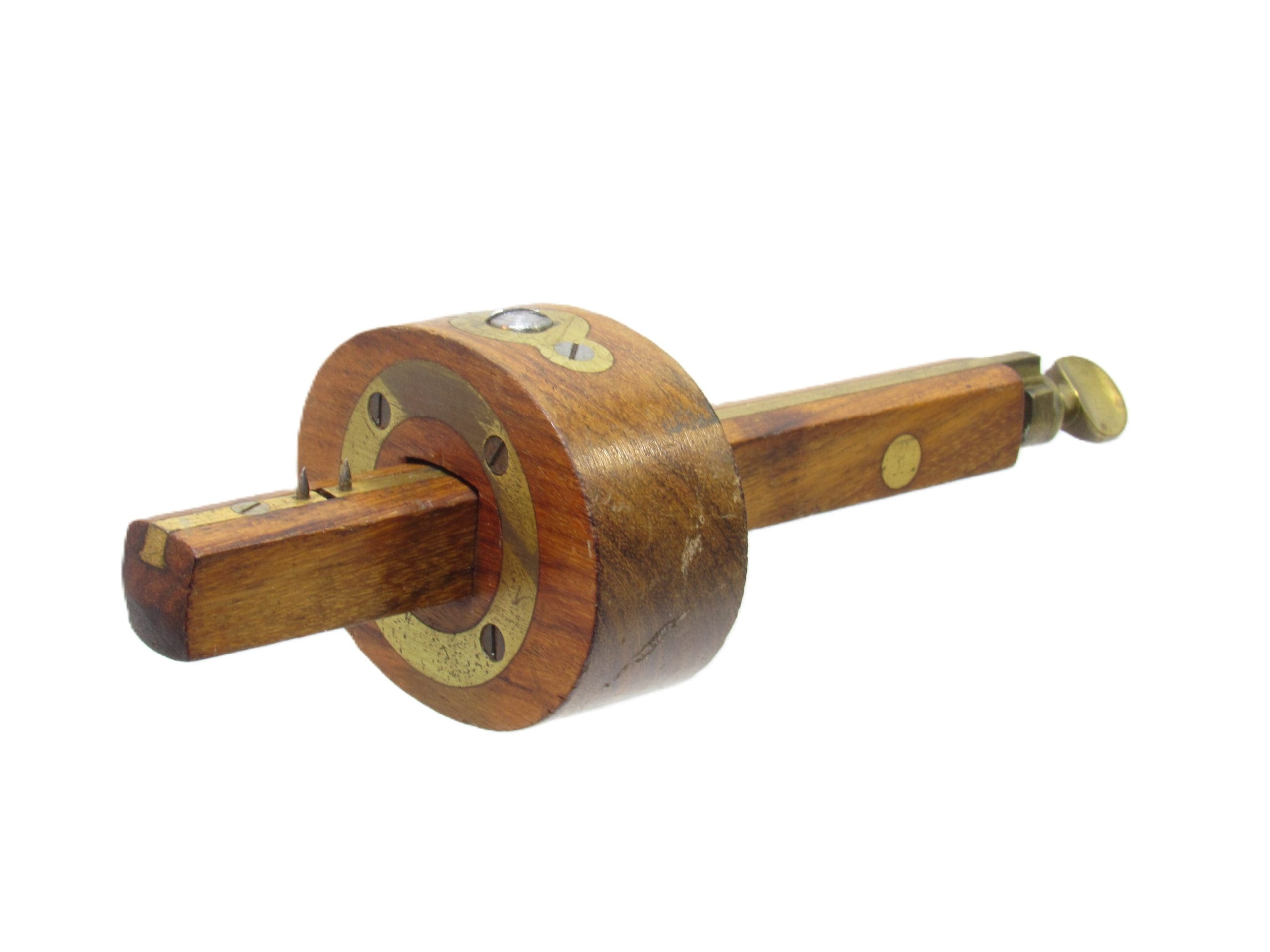 Superb Brass & Rosewood Oval Head Adjustable Marking / Mortise Gauge ...