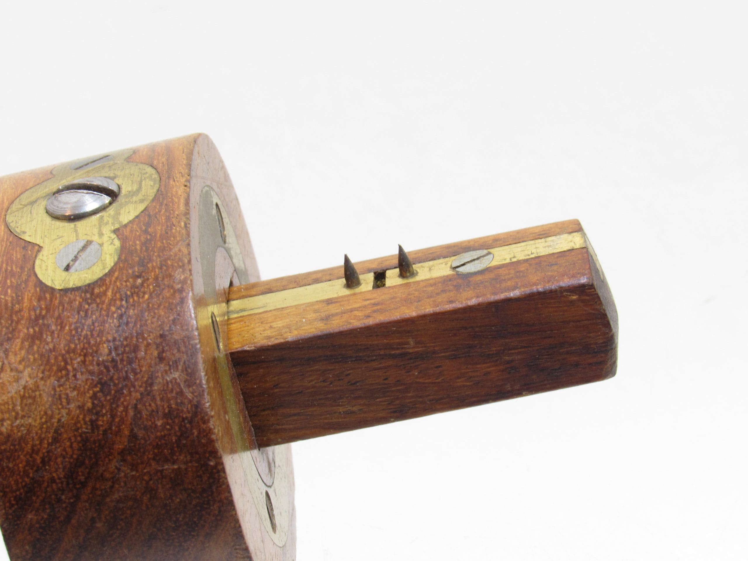 Superb Brass & Rosewood Oval Head Adjustable Marking / Mortise Gauge ...
