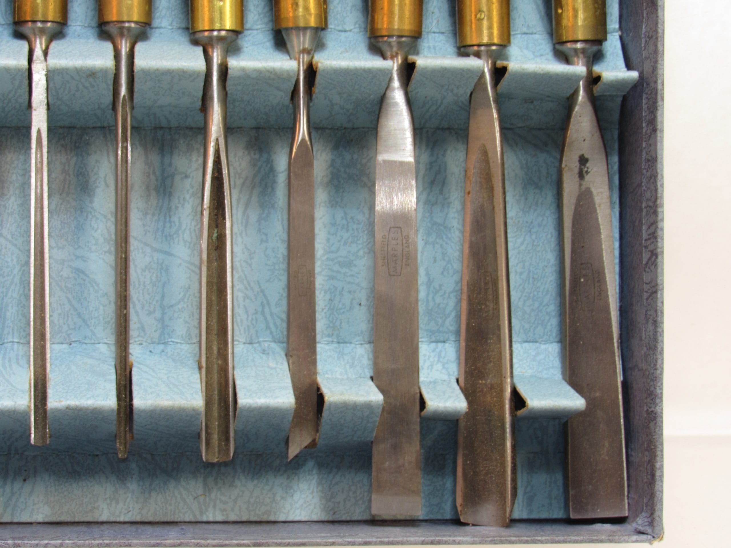 Fine Set Of 12 Marples M60 Carving Chisel Set In Original Box - Michael ...
