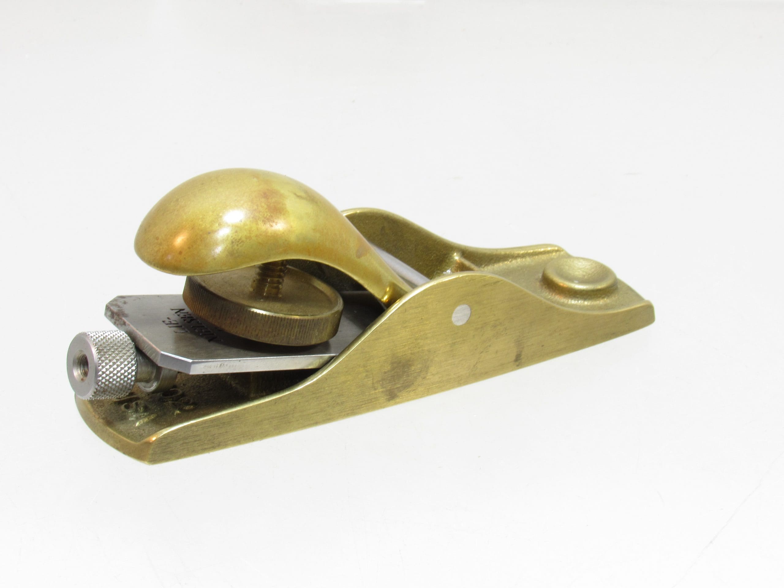Signed Thomas Lie Nielsen # 102 Low Angle Bronze Block Plane In ...