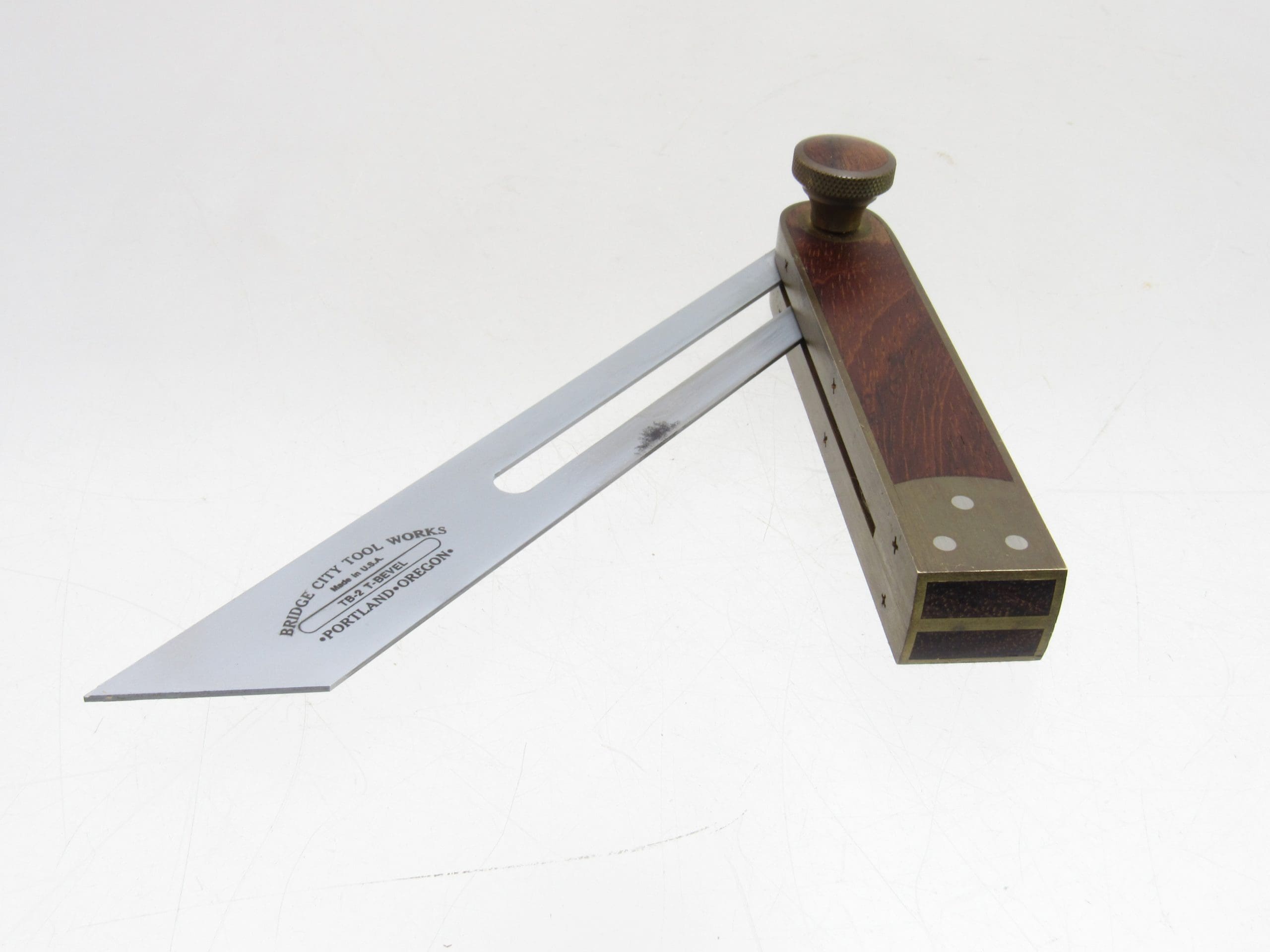 Super Nice Bridge City Tool TB-2 7" Sliding Tee Bevel Square Made In ...