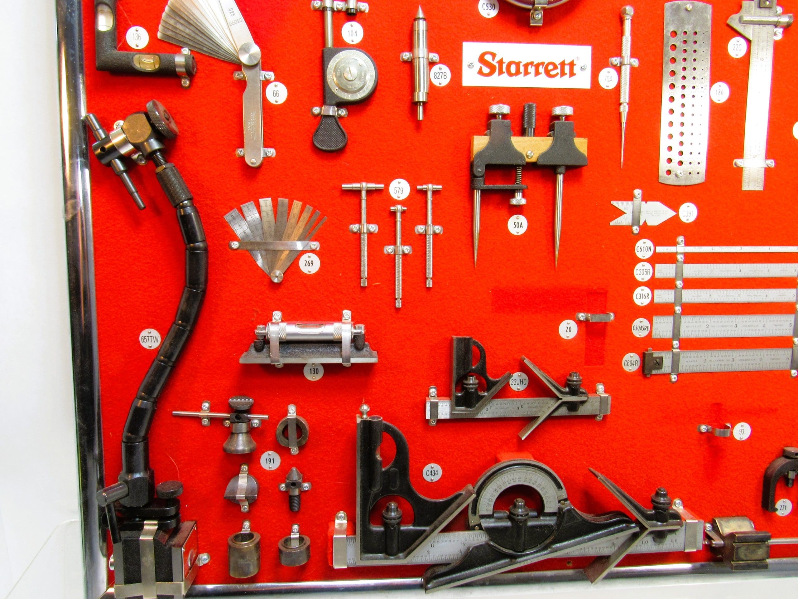 Very Rare And Minty Extra Large Starrett Show Case Display Board 28" x ...