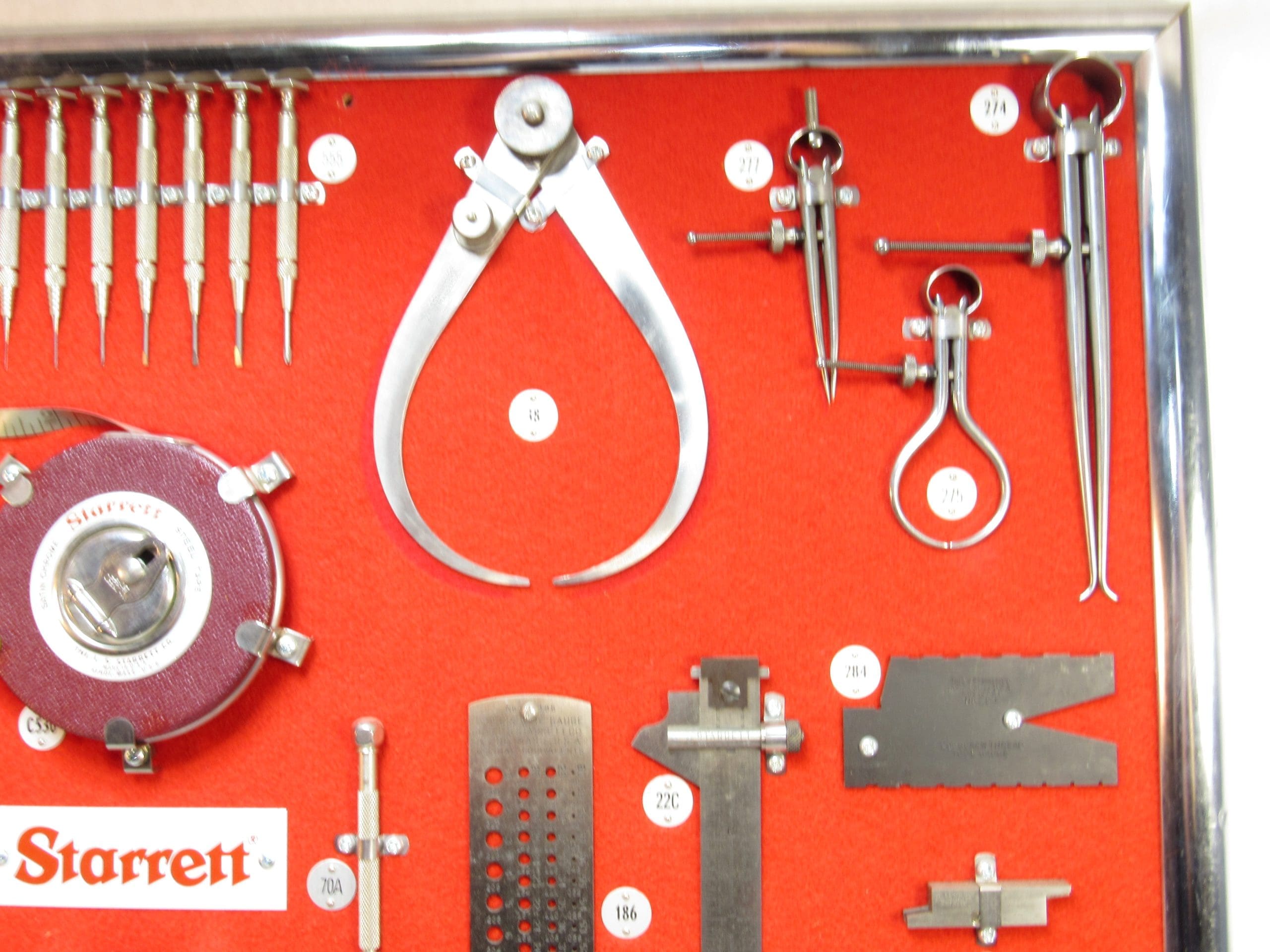 Very Rare And Minty Extra Large Starrett Show Case Display Board 28" x ...